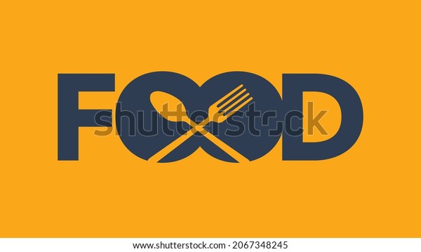 Negative Space Food Logo Design Stock Vector (Royalty Free) 2067348245 ...