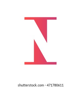 Negative Space Letter N Logo 스톡 벡터(로열티 프리) 471780611 | Shutterstock