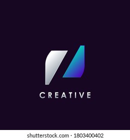 Negative Space Z Letter Initial Logo Stock Vector (Royalty Free ...