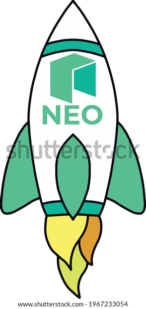 Neo Symbol Drawing Rocket Stock Vector (Royalty Free) 1967233054 ...