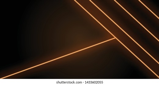 Neon Abstract Line Orange Background Stock Vector (Royalty Free) 1433602055 | Shutterstock