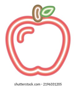 4,256 Neon Apple Images, Stock Photos & Vectors | Shutterstock