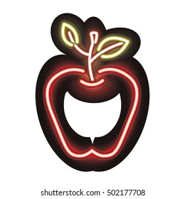 4,256 Neon Apple Images, Stock Photos & Vectors | Shutterstock