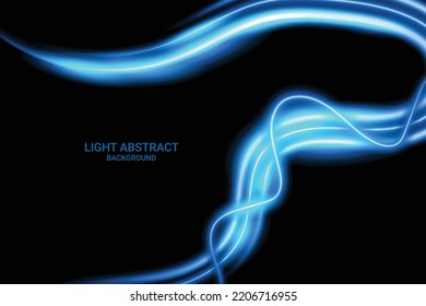 Neon Blue Glowing Frame Isolated On Stock Vector (Royalty Free ...