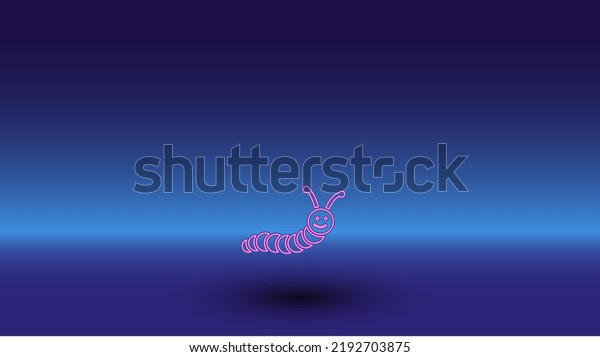 91 Neon Caterpillar Images, Stock Photos & Vectors | Shutterstock