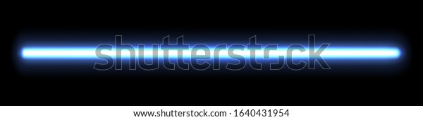 Neon Glow Stick Blue Laser Ray 스톡 벡터(로열티 프리) 1640431954 | Shutterstock