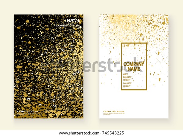 Neon Gold Explosion Paint Splatter Artistic Stock Vector (Royalty Free ...