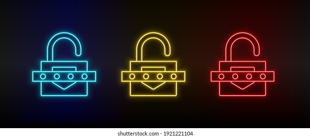 9.410 imagens de Neon lock Imagens, fotos stock e vetores | Shutterstock