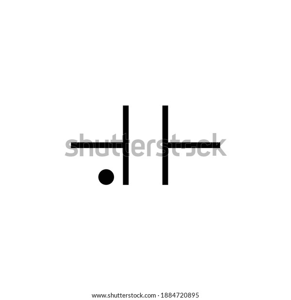 Neon Lamp Electrical Symbol Vector Illustration Stock Vector (Royalty ...