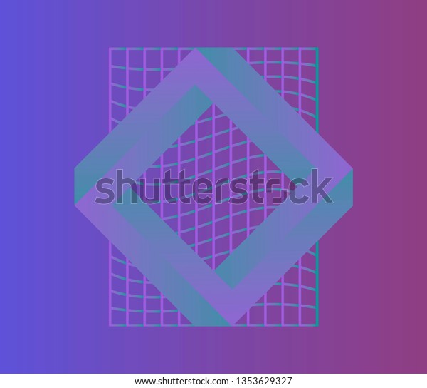 Neon Mobius Strip Moebius Band Loop Stock Vector (Royalty Free ...