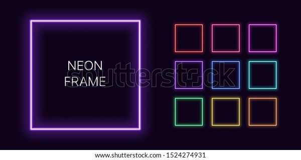 54,727 Neon Border Stock Vectors, Images & Vector Art | Shutterstock