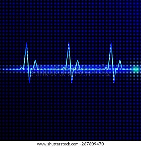 Neon Pulse Graphics Vector Illustration Stock Vector (Royalty Free ...