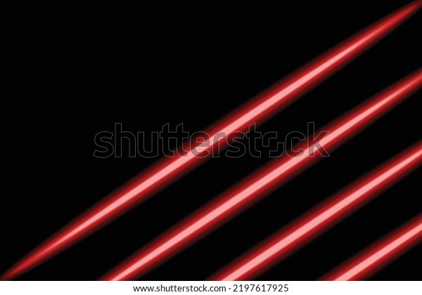 Neon Red Glowing Lights Line Abstract Stock Vector (Royalty Free ...