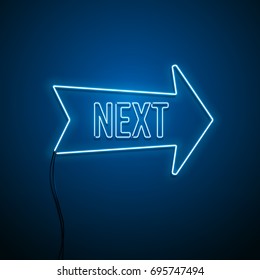 Neon Sign Vector Illustration Stock Vector (Royalty Free) 695747494 ...