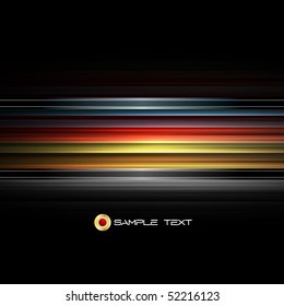 Neon Stripes Design Eps10 Abstract Vector Stock Vector (Royalty Free ...