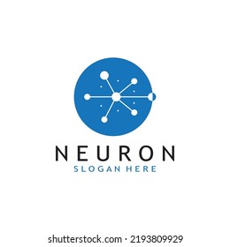 Nerve Cell Logo Neuron Logo Vector Stock Vector (Royalty Free ...