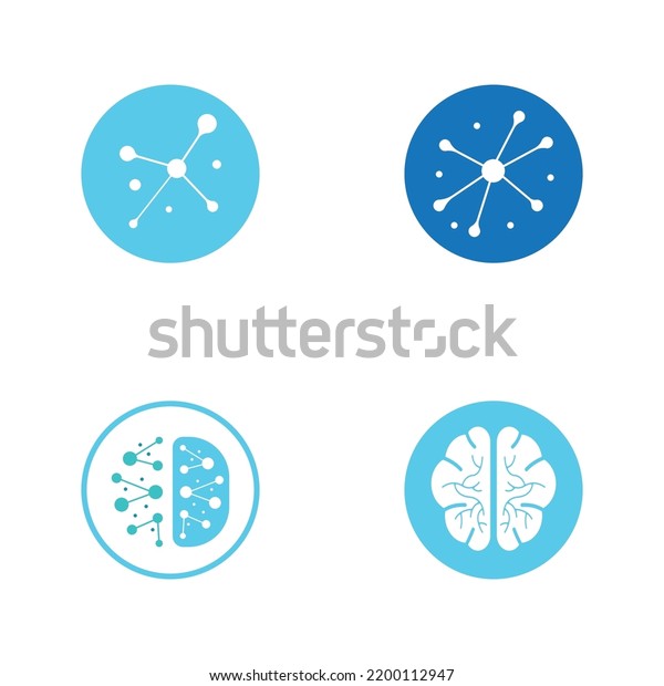 Nerve Cell Logo Neuron Logo Vector Stock Vector (Royalty Free ...