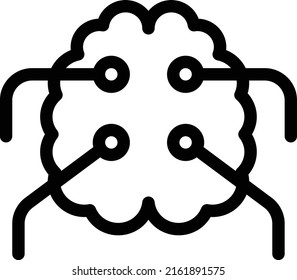Nerves Vector Illustration On Transparent Background Stock Vector ...