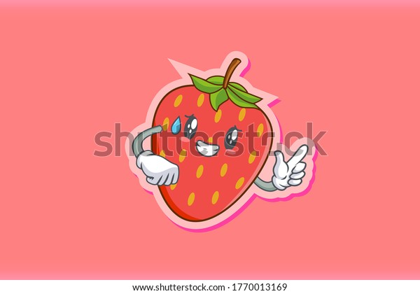 Nervous Phew Disappointed Relieved Face Emotion Stock Vector (Royalty ...