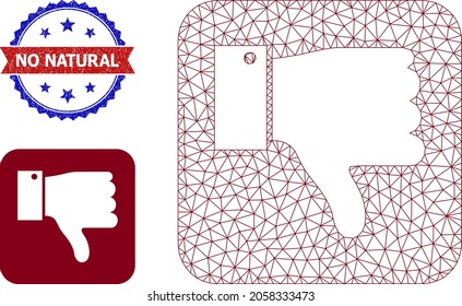 Net Thumb Negative Model Icon Bicolor Stock Vector (Royalty Free ...