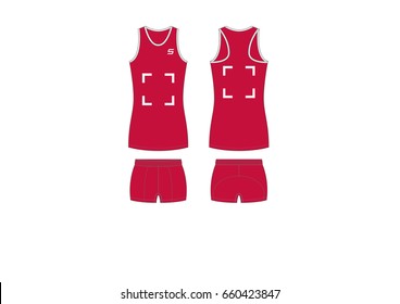 Netball Dress Stock Vector (Royalty Free) 660423847 | Shutterstock