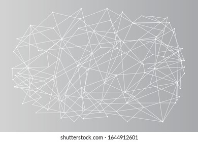 Threedimensional Vector Cyber Brain Neural Network Stock Vector ...