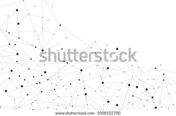 Network Connection Isolated On White Background Stock Vector (Royalty ...