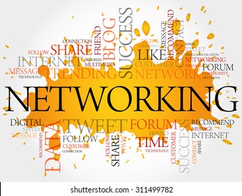Network Word Cloud Business Concept Stock Vector (Royalty Free ...