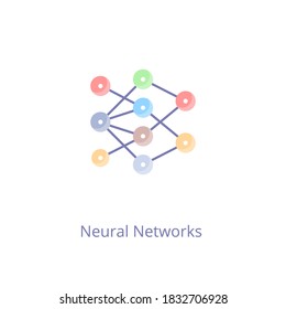 Neural Networks Icon Vector Logotype Stock Vector (Royalty Free ...