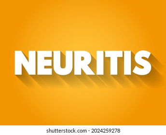 Neuritis Inflammation Nerve General Inflammation Peripheral Stock ...