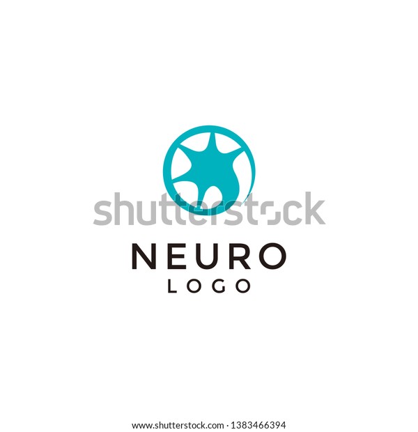 Neuro Symbol Logo Design Vector Stock Vector (Royalty Free) 1383466394 ...
