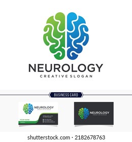 Neurology Logo Design Vector Template Stock Vector (Royalty Free ...