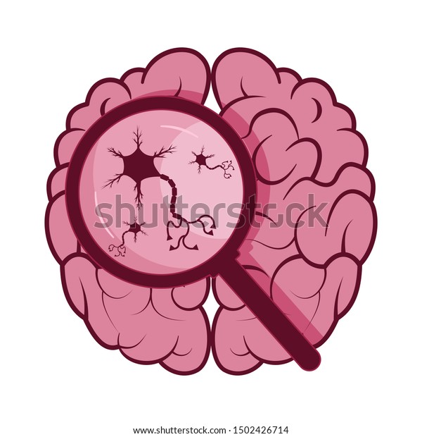 Neuron Human Brain Cell Icon Flat 库存矢量图（免版税）1502426714 | Shutterstock