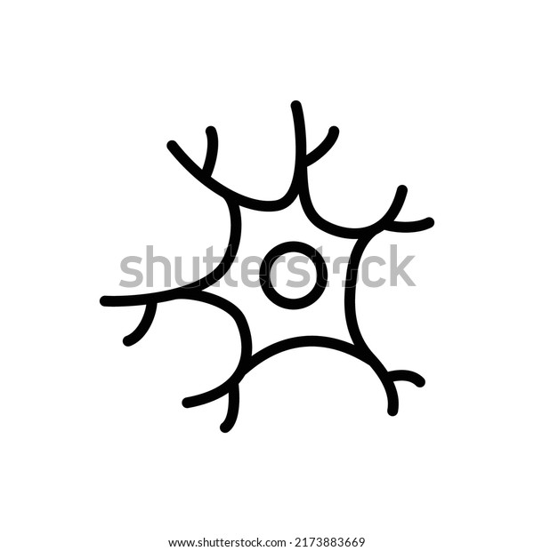 Neuron Nerve Line Icon Simple Outline: เวกเตอร์สต็อก (ปลอดค่าลิขสิทธิ์ ...
