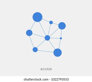 Neuron Network Structure Molecular Structure Stock Vector (Royalty Free ...