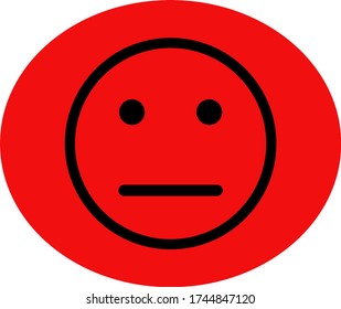 Smiley Orange Isolated On White Background Stock Illustration 431033764 ...