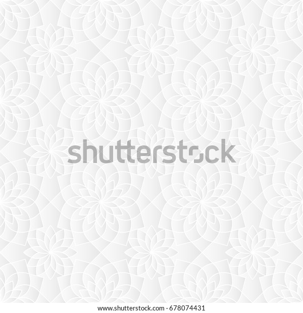 Neutral White Texture Abstract Geometric Background Stock Vector ...