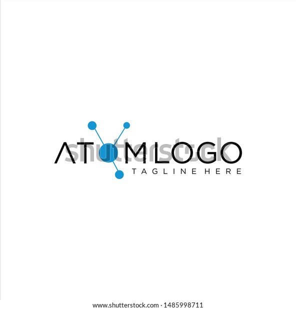 Neutron Atom Logo Icon Design Vector Stock Vector (Royalty Free) 1485998711