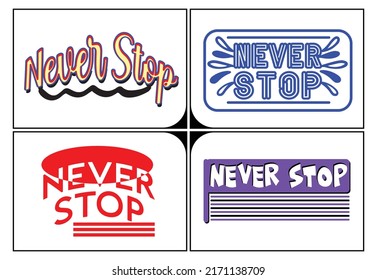 6.258 imagens de Never logo Imagens, fotos stock e vetores | Shutterstock