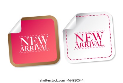 New Arrival Stickers Stock Vector (Royalty Free) 464920544 | Shutterstock