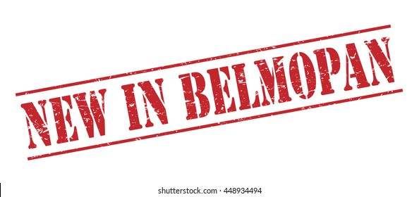 New Belmopan Vector Stamp On White Stock Vector (Royalty Free ...