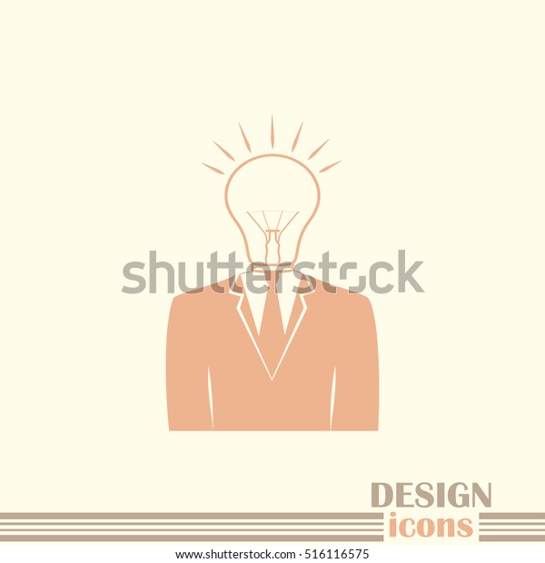 New Bright Idea Form Human Head Stock Vector (Royalty Free) 516116575 ...