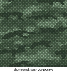 New Camouflage Pattern Mesh Overlay Vector Stock Vector (Royalty Free ...