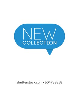New Collection Label Design Stock Vector (Royalty Free) 604742324 ...