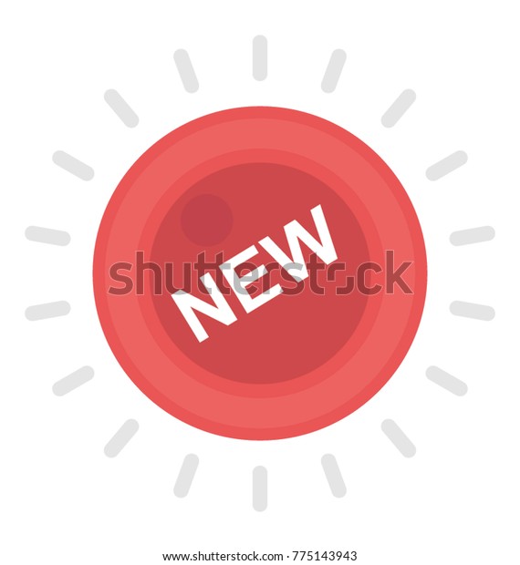 New Feature New Product Badge Flat Stock Vector (Royalty Free) 775143943