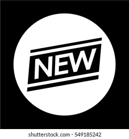 New Label Icon Stock Vector (Royalty Free) 334737779