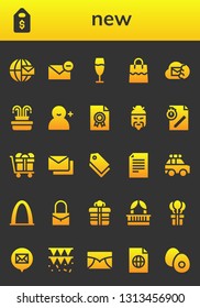 New Icon Set 26 Filled New Stock Vector (Royalty Free) 1313456900 ...