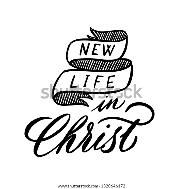 New Life Christ Vector Illustration Handdrawn Stock Vector (Royalty ...