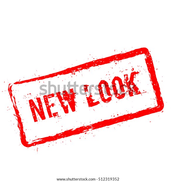 New Look Red Rubber Stamp Isolated Stock Vector (Royalty Free ...
