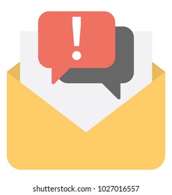 New Message Dialog Chat Speech Bubble Stock Vector (Royalty Free ...